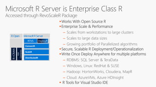 Advanced analytics with R and SQL | PDF