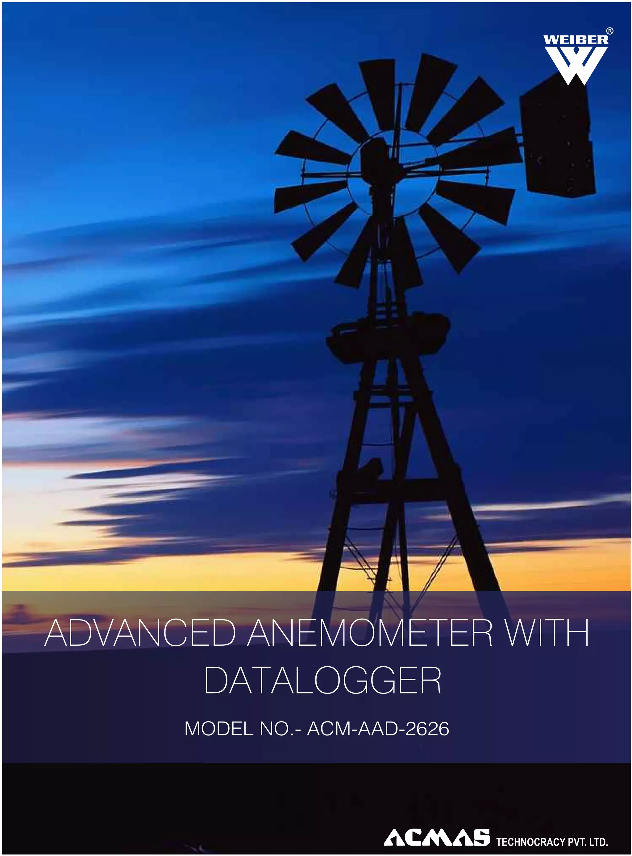 Advanced Anemometer With Datalogger by ACMAS Technologies Pvt Ltd. | PDF