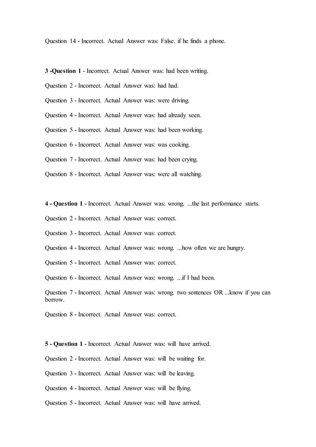 Advanced Exercises Answer | DOCX | Educational Assessment | Education