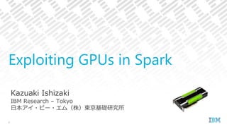 Exploiting GPUs in Spark | PDF | Graphics Software | Computer Software and Applications