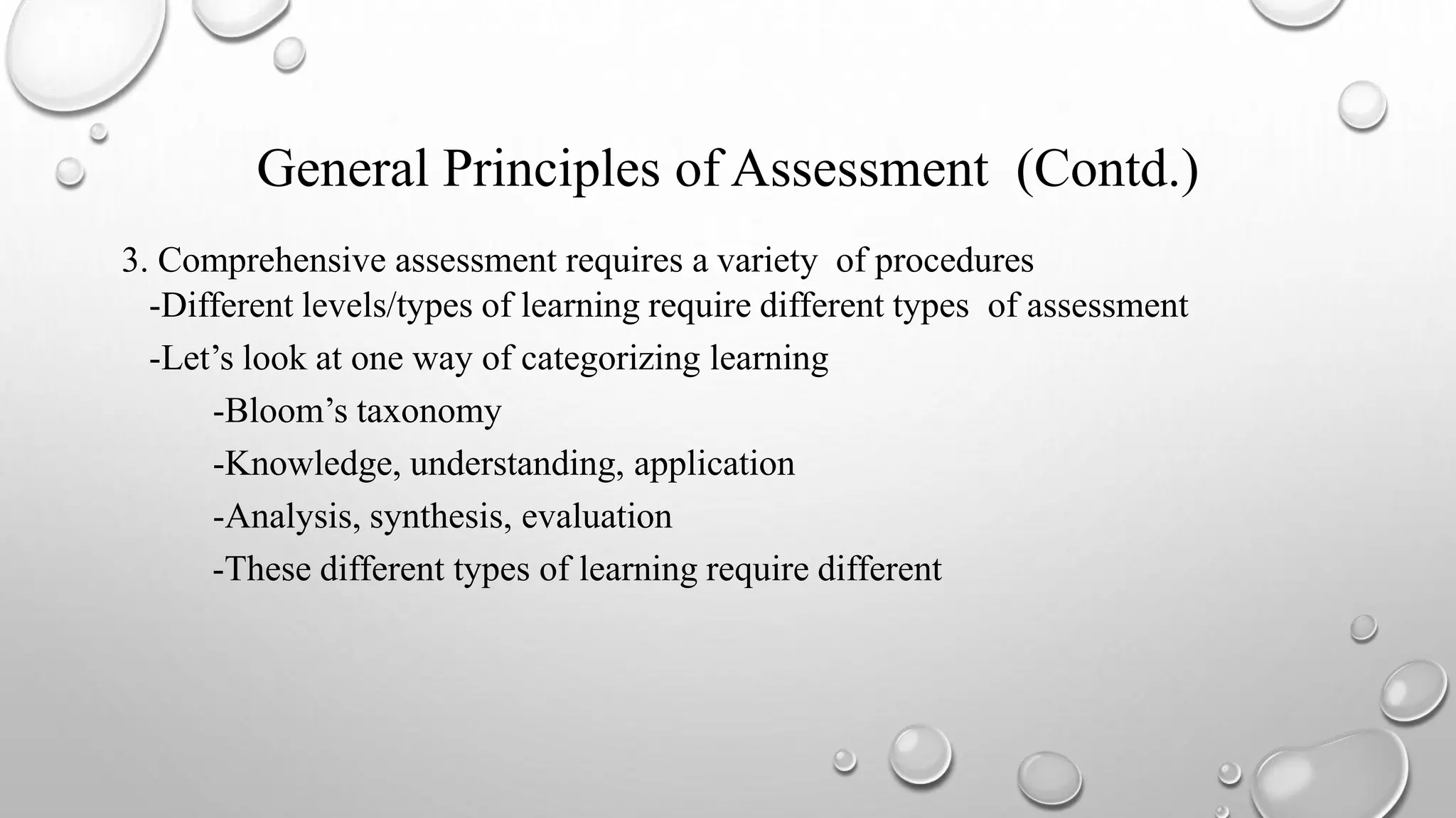 Advanced assessment and evaluation (role of assessment and measurement ...