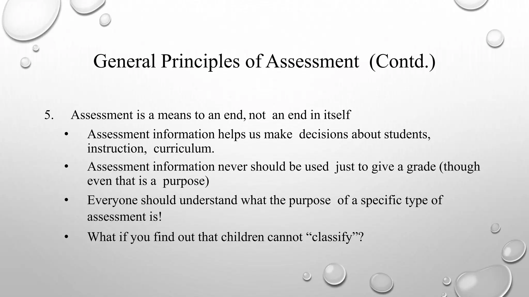 Advanced assessment and evaluation (role of assessment and measurement ...