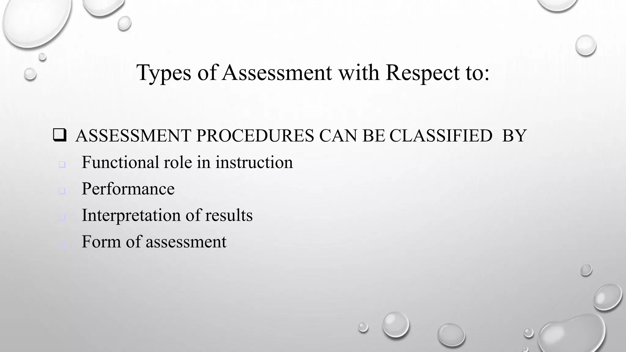 Advanced assessment and evaluation (role of assessment and measurement ...