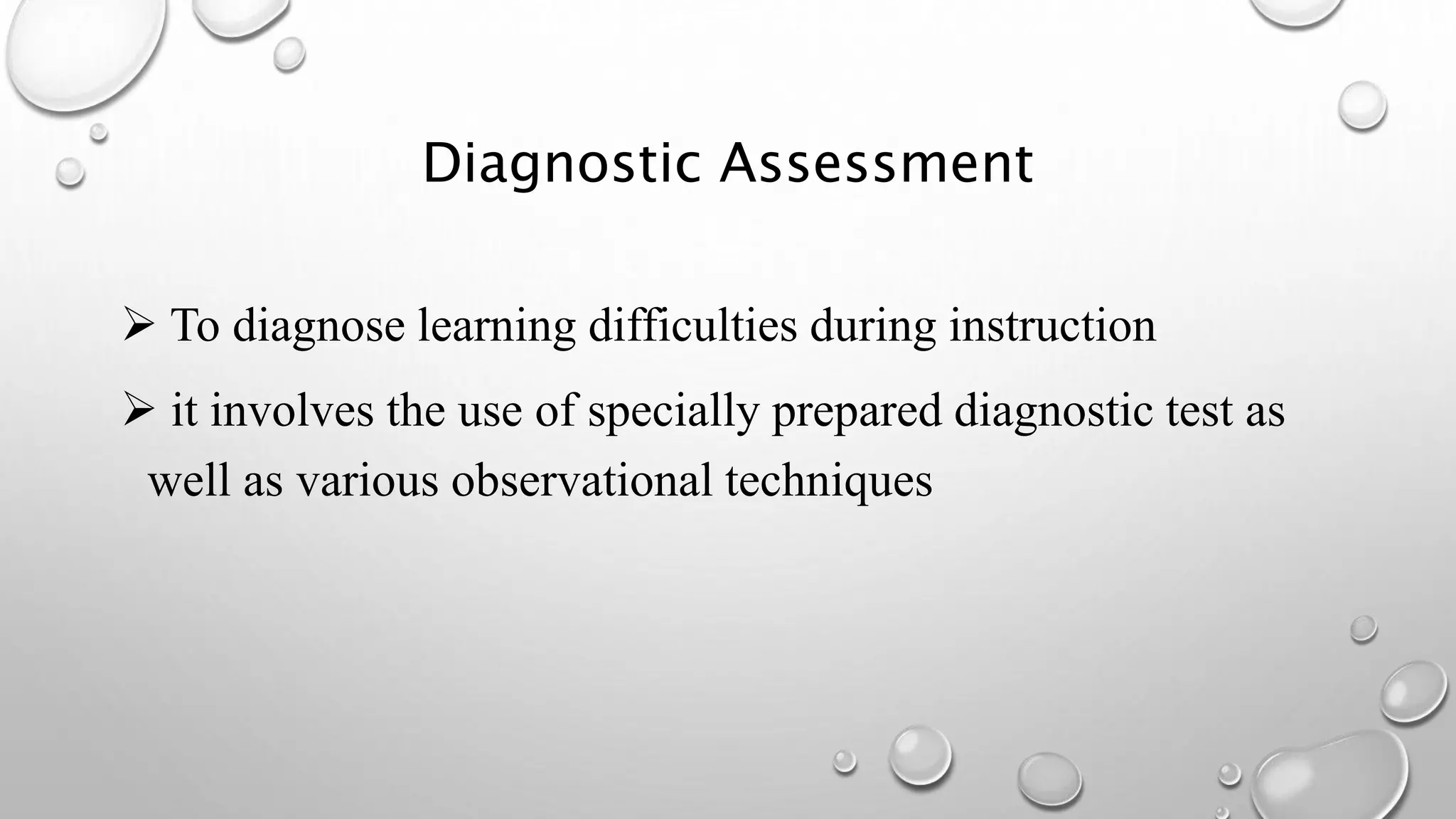 Advanced assessment and evaluation (role of assessment and measurement ...