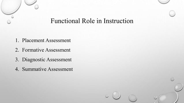 Advanced assessment and evaluation (role of assessment and measurement ...