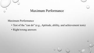 Advanced assessment and evaluation (role of assessment and measurement ...