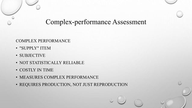 Advanced assessment and evaluation (role of assessment and measurement ...