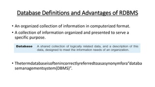 Advance database systems (part 1) | PDF