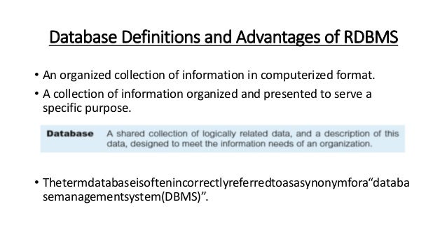 Advance database systems (part 1)