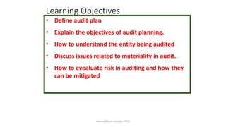 Advanced auditing lecture lecture 3 Audit planning.pptx | Business Accounting & Finance | Business