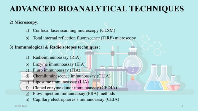 ADVANCED BIOANALYTICAL TECHNIQUES.pptx | Chemistry | Science