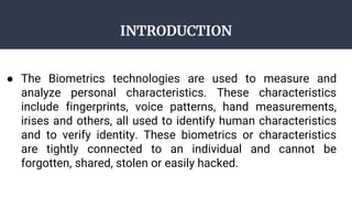 ADVANCED BIOMETRIC - BASED VOTING SYSTEM ENSURING SECURITY AND INTELLIGENCE-1.pptx