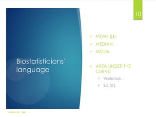 Advanced Biostatistics - Simplified | PPTX