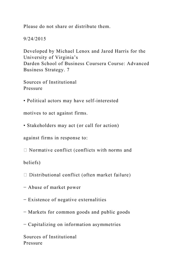 Advanced Business Strategy Module 4 SlidesThese materials ar.docx ...