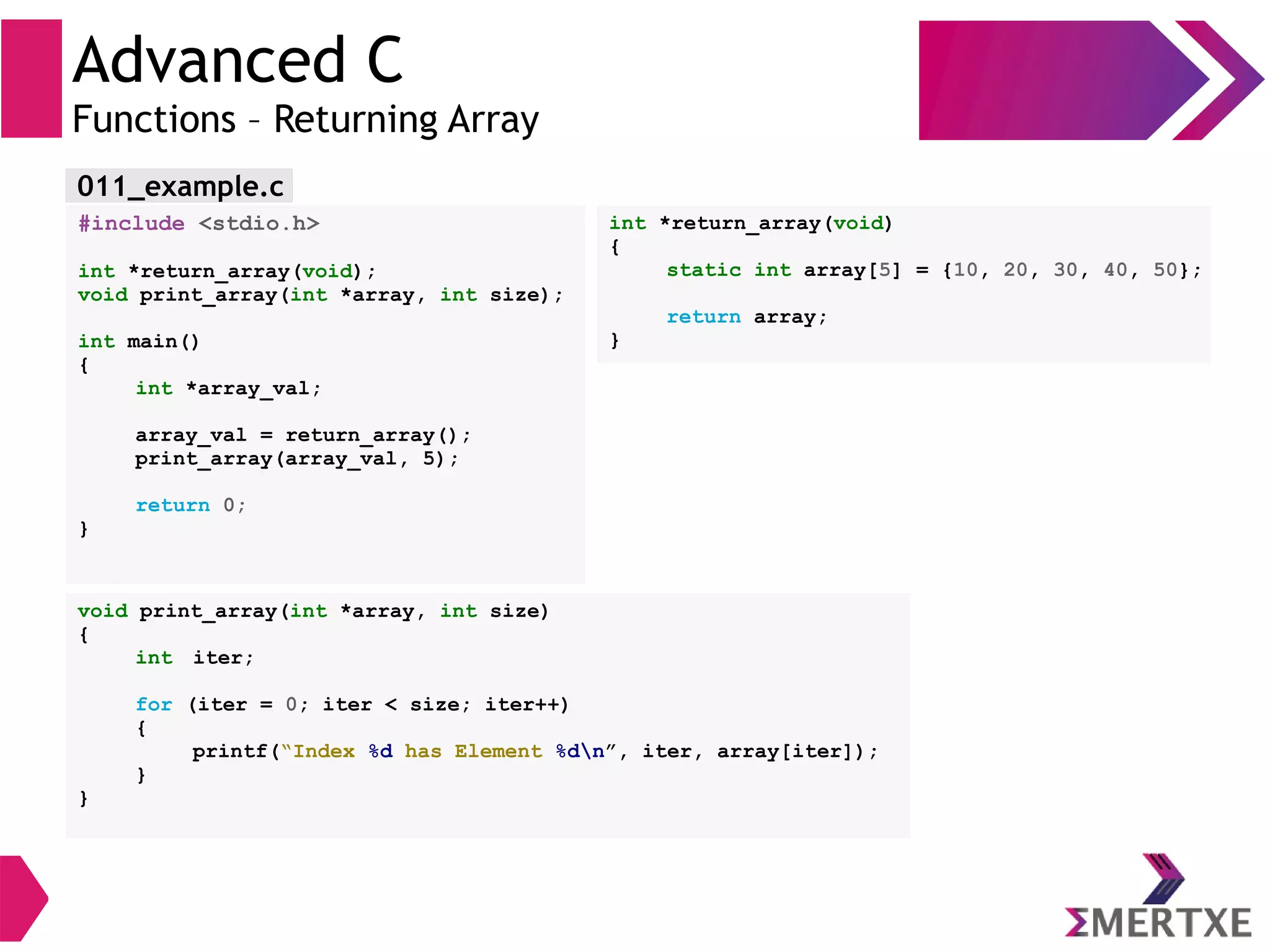 Advanced C - Part 2 | PDF