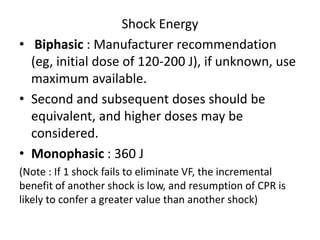 Advanced cardiac life support 2010 | PPT