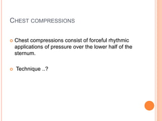 Advanced cardiac life support(acls) | PPTX