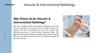Advanced Care Through Vascular & Interventional Radiology A Modern ...