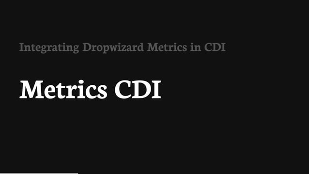 Advanced CDI in live coding | PPT