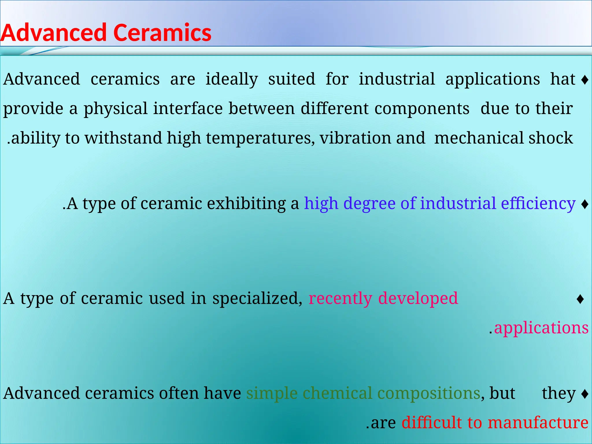 Advanced Ceramics for different applications.pptx