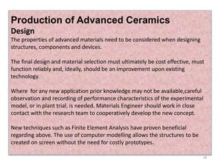 Advanced Ceramics General Introduction ( I ).pptx
