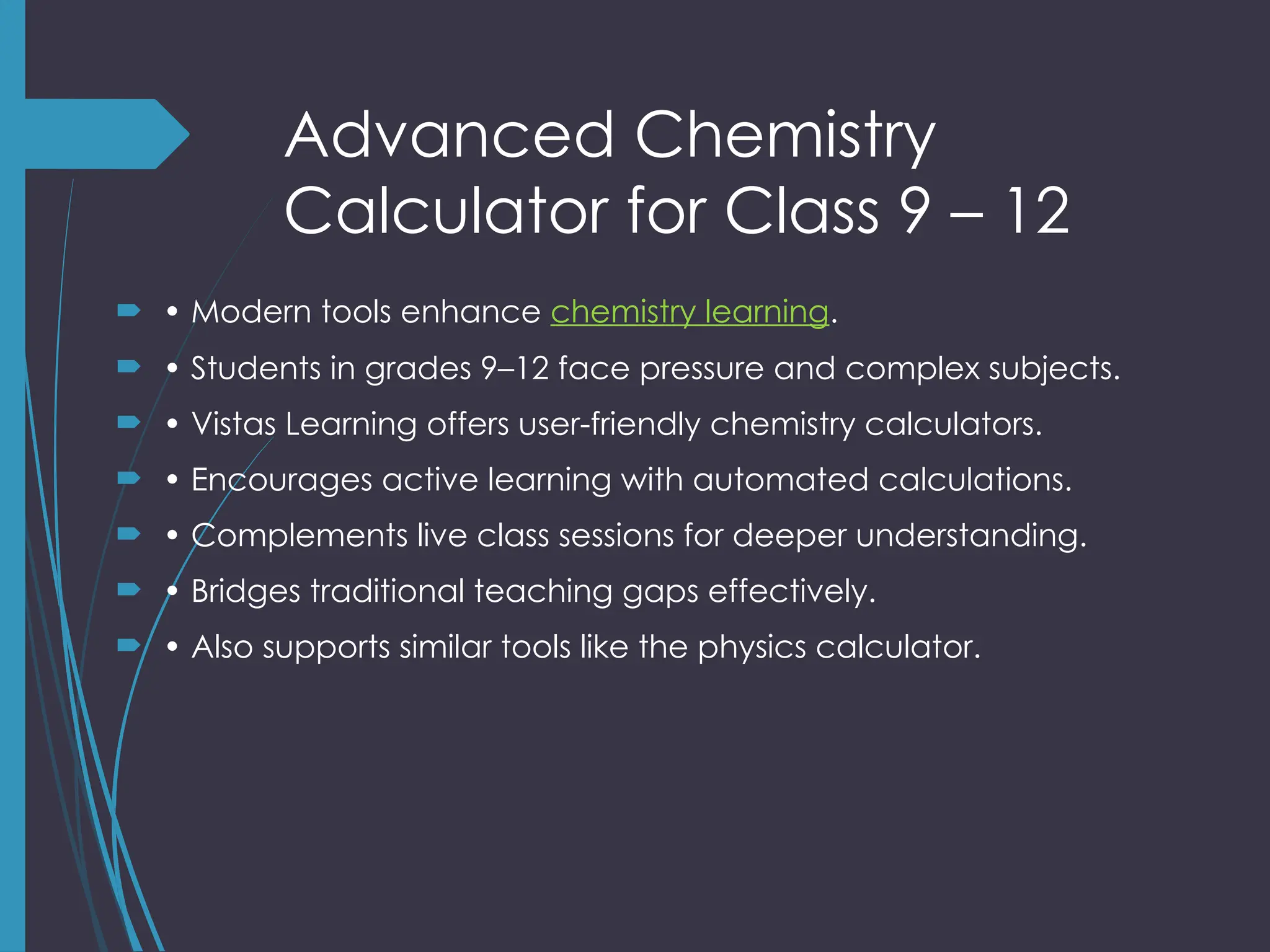 Advanced Chemistry Calculator for Class 9–12 | Smart Learning Tool by ...