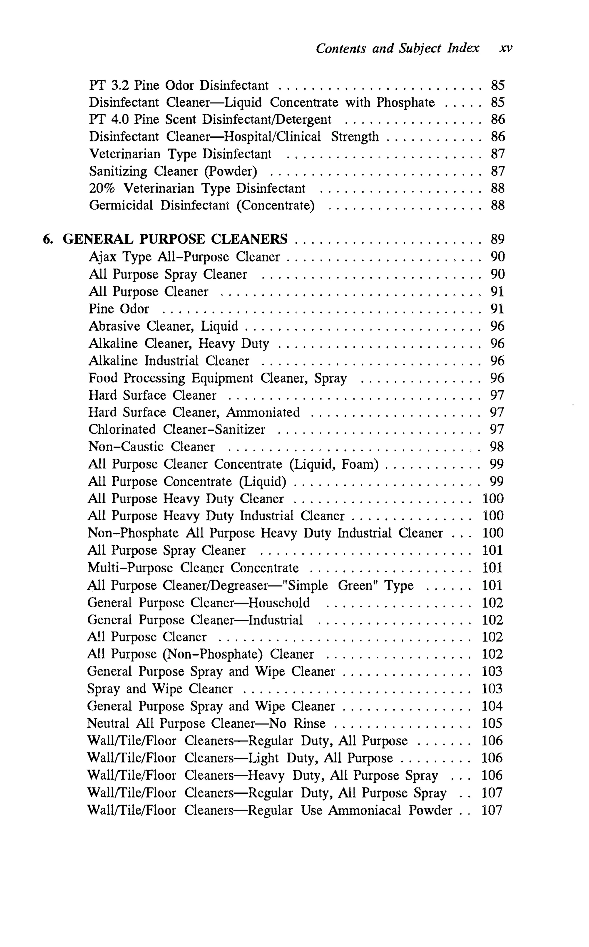 Advanced cleaning product formulations Vol. 2 | PDF