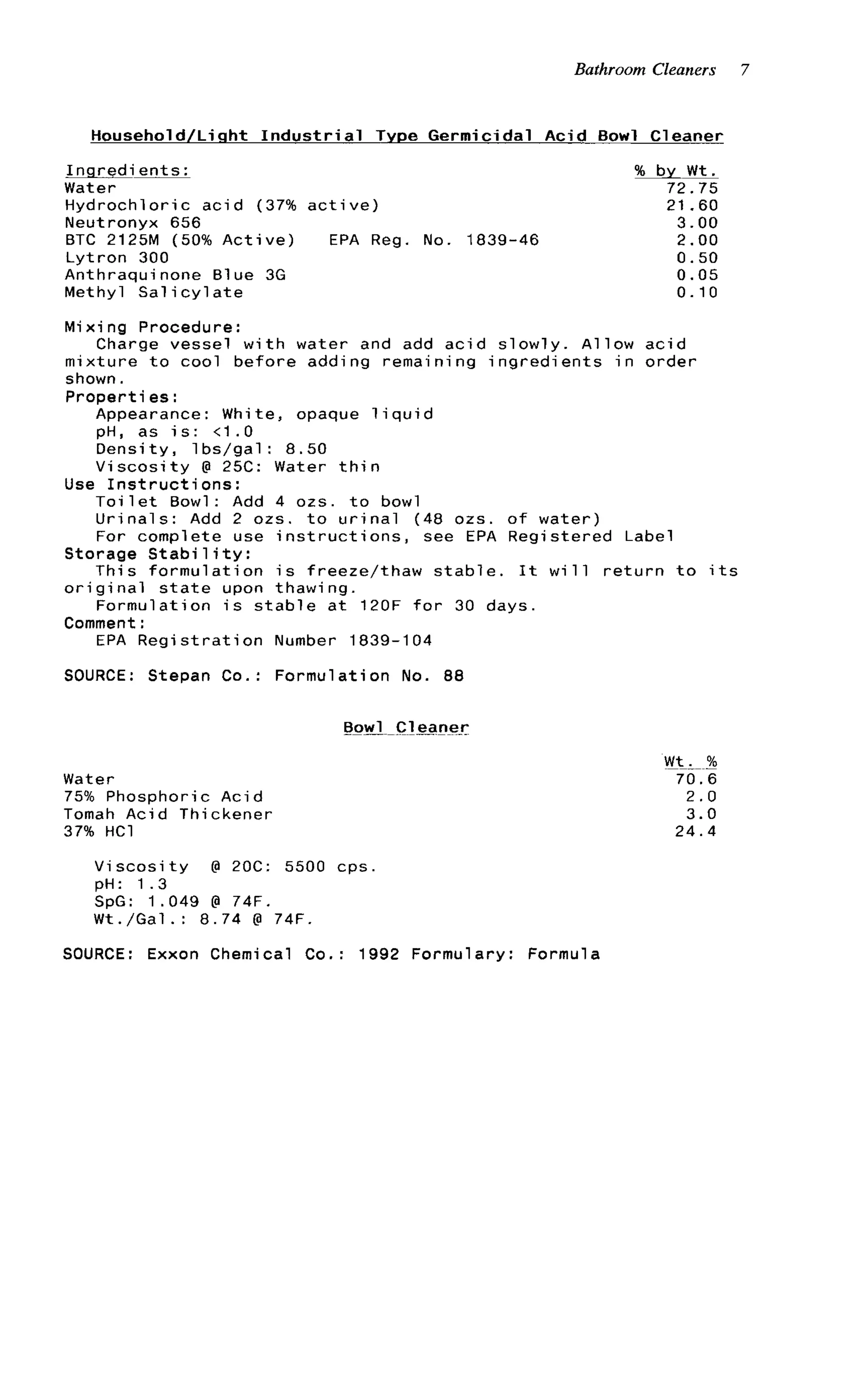 Advanced cleaning product formulations Vol. 2 | PDF