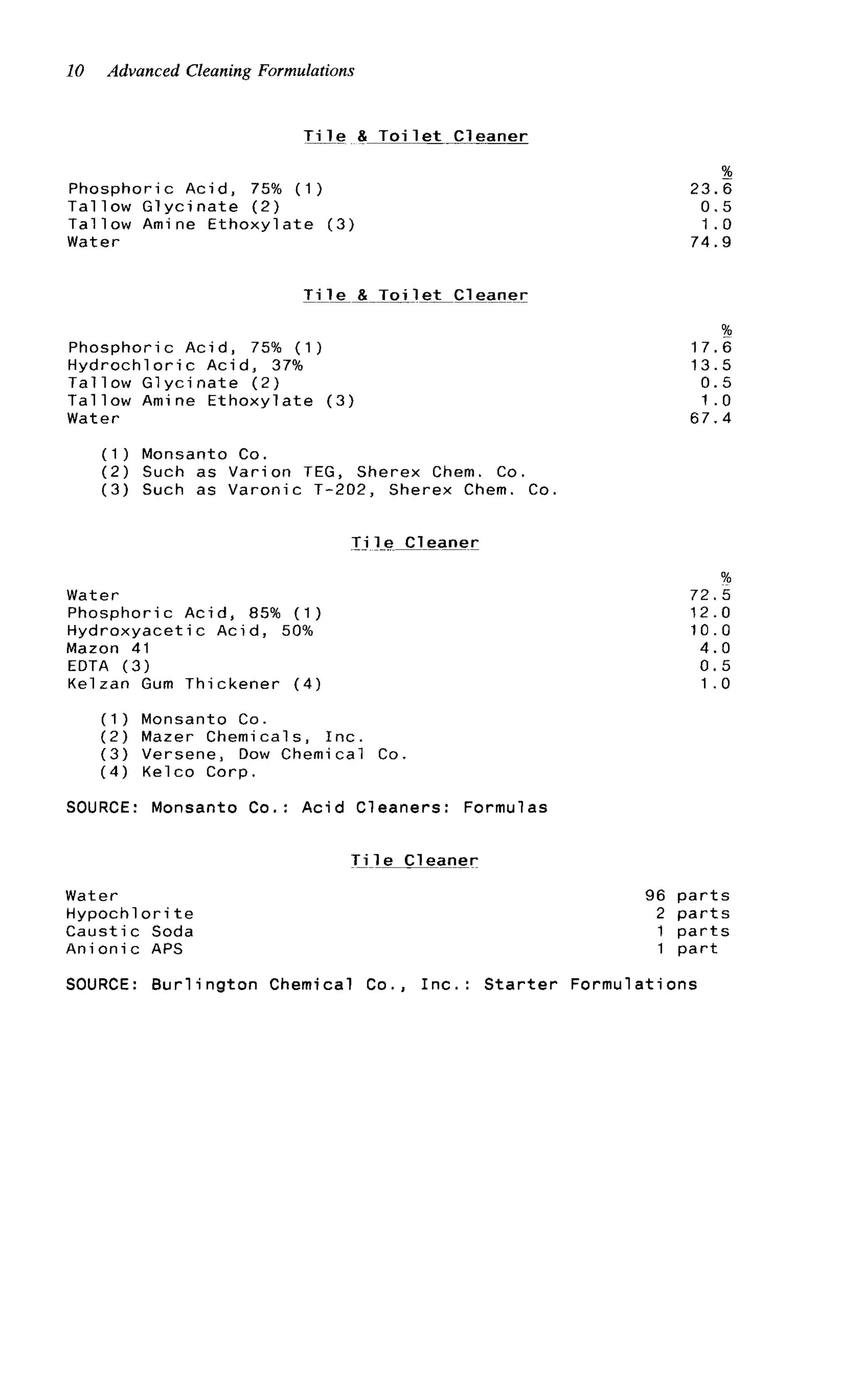 Advanced cleaning product formulations Vol. 2 | PDF