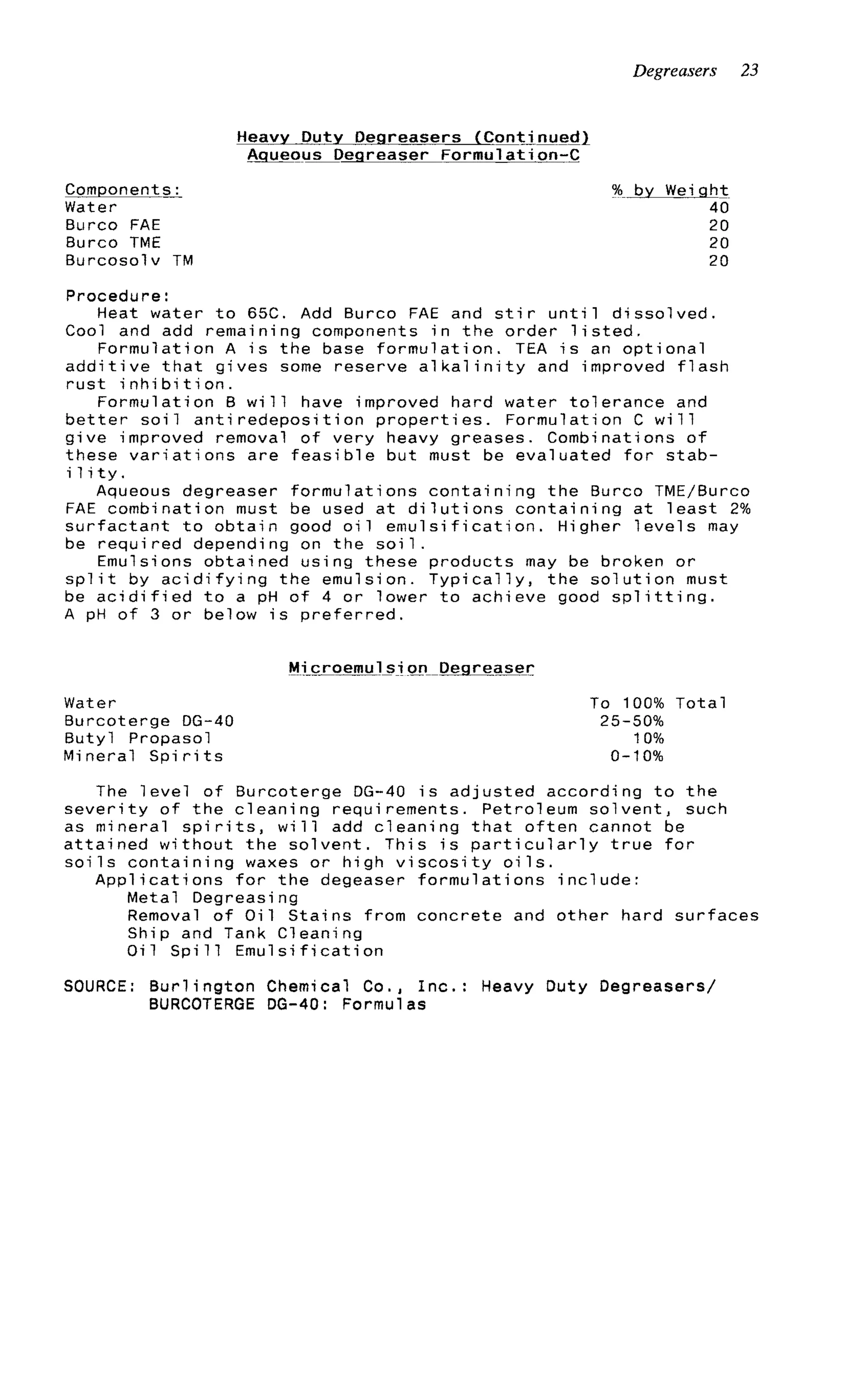 Advanced cleaning product formulations Vol. 2 | PDF