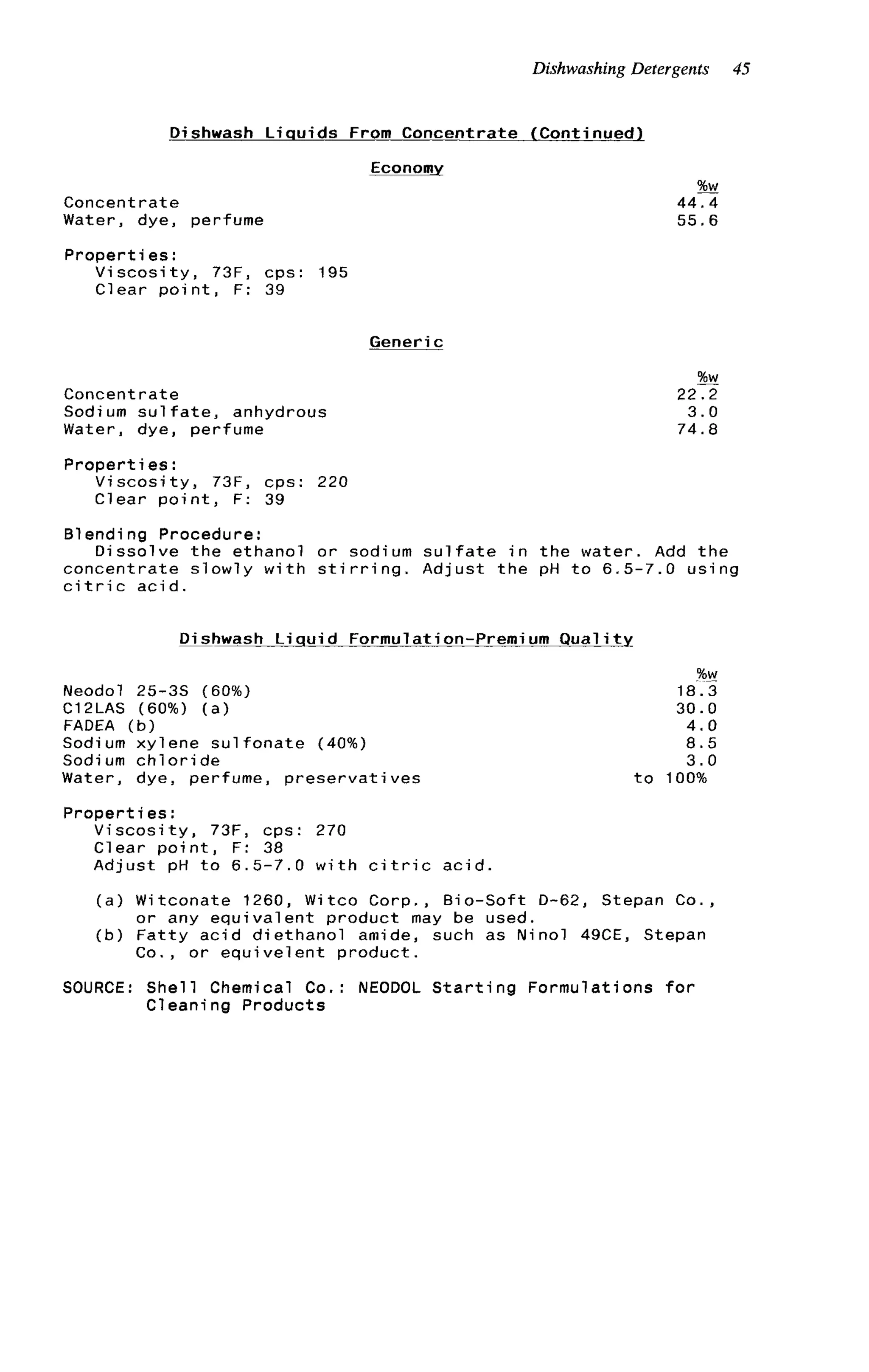 Advanced cleaning product formulations Vol. 2 | PDF