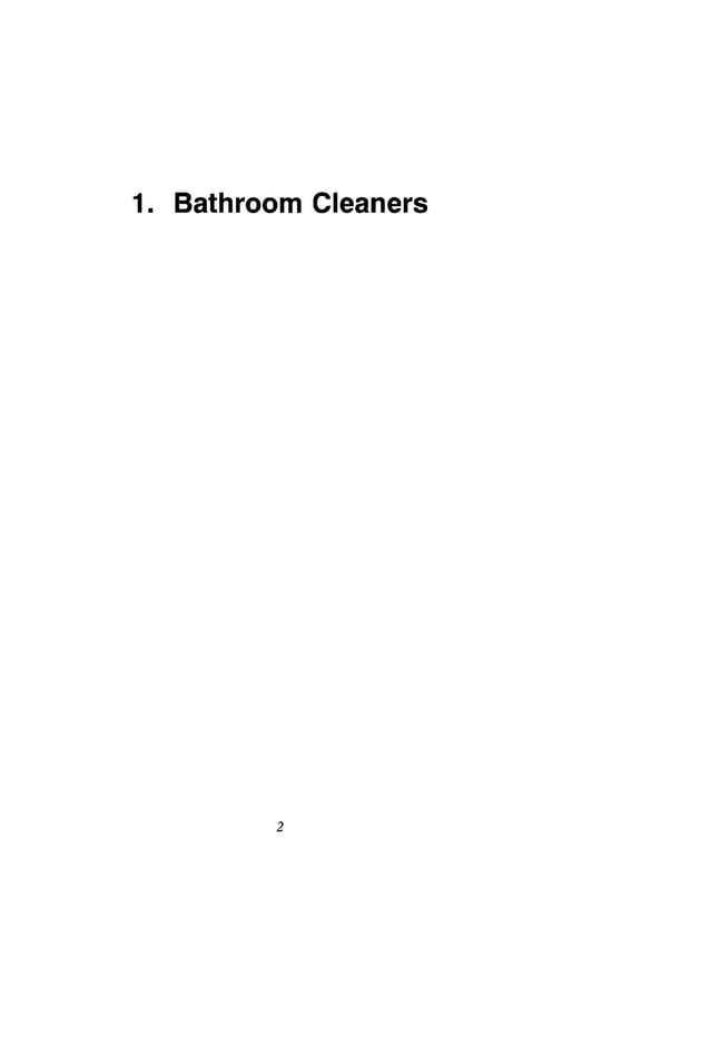 Advanced cleaning product formulations Vol. 2 | PDF | Skin Care | Beauty