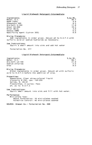Advanced cleaning product formulations Vol. 2 | PDF