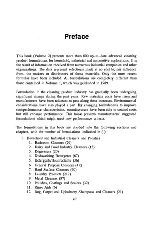 Advanced cleaning product formulations Vol. 2 | PDF