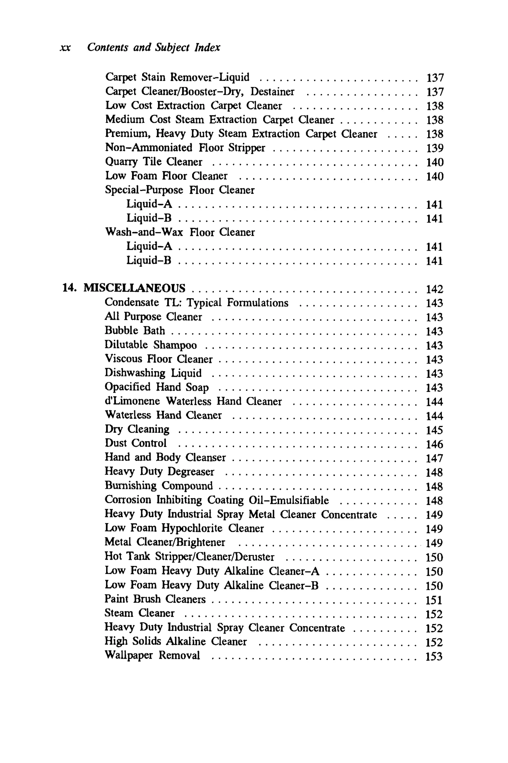 Advanced cleaning product formulations Vol. 4 | PDF