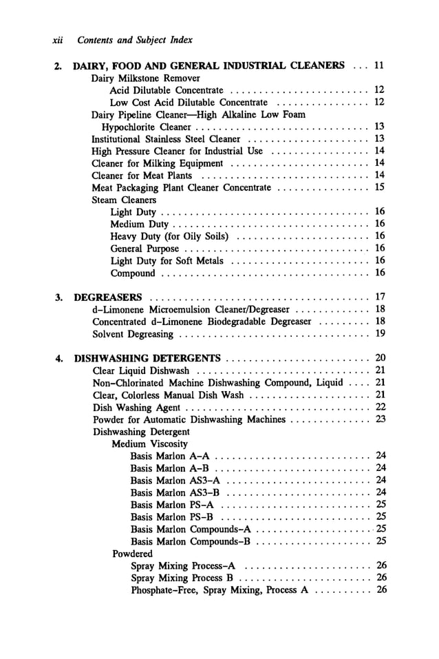 Advanced cleaning product formulations Vol. 4 | PDF