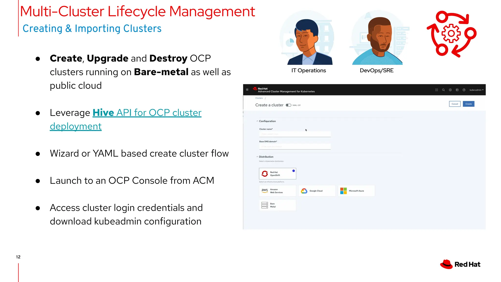 Red Hat Advanced Cluster Manager Details | PDF