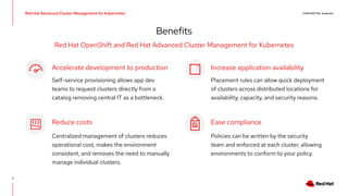 Red Hat Advanced Cluster Manager Details | PDF