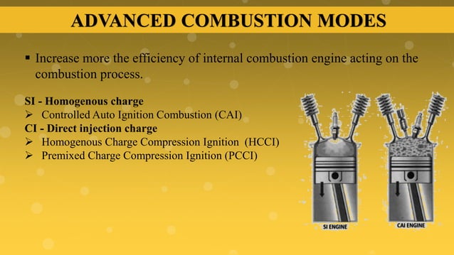 Advanced combustion modes | PPTX | Automotive