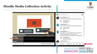 Advanced commenting capabilities using the Moodle Media Collection ...