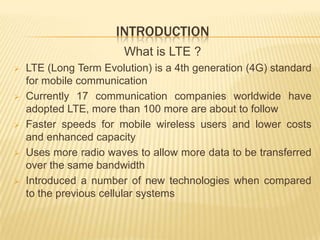 Basics of LTE | PPT