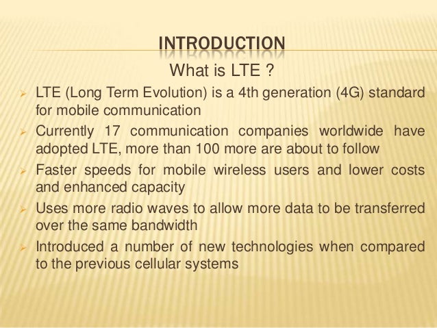 Lte Meaning
