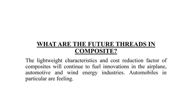 Advanced composite material (2).pptx | Chemistry | Science