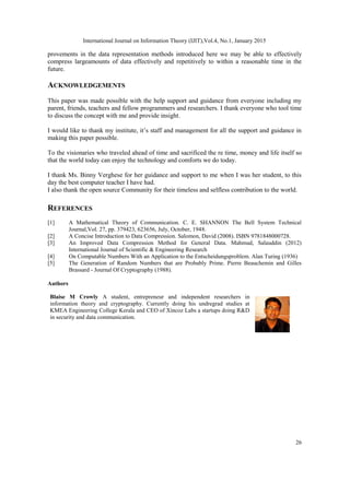 Advanced compression technique for random data | PDF