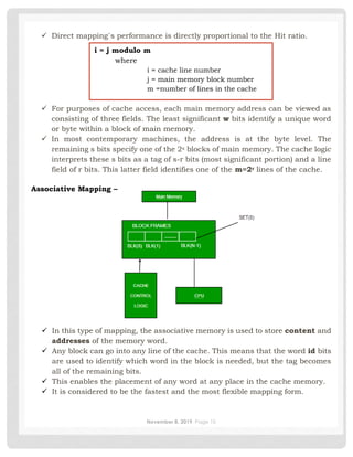 Advanced computer architechture -Memory Hierarchies and its Properties ...