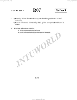 Advanced computer architecture | PDF