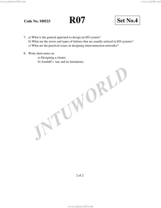 Advanced computer architecture | PDF