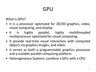 Advanced computer architecture | PPTX