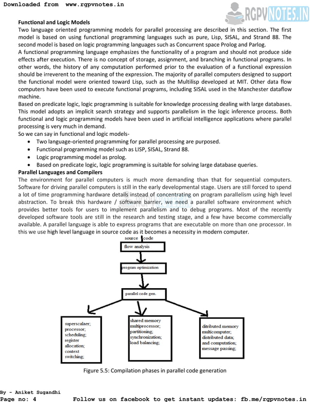 Advanced Computer Architecture Unit 5 Pdf Computing Technology And Computing