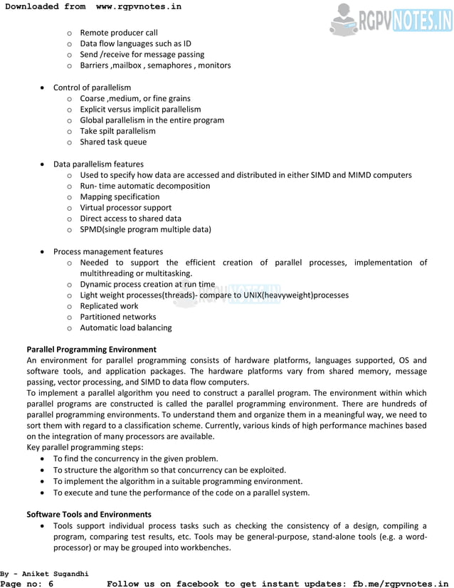 Advanced computer architecture unit 5 | PDF | Computing | Technology & Computing
